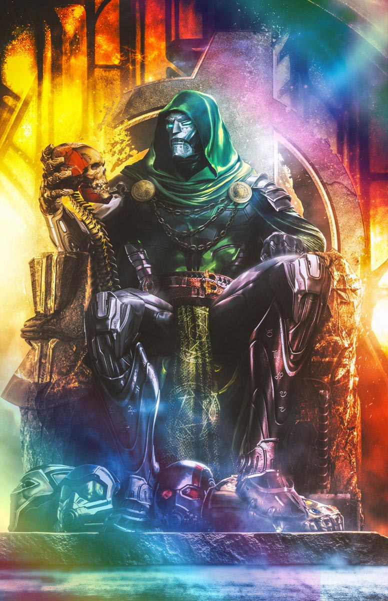 Dr Doom 11x17 Color Foil Variant Print by Ultraraw26 Poster Ltd 25 ...