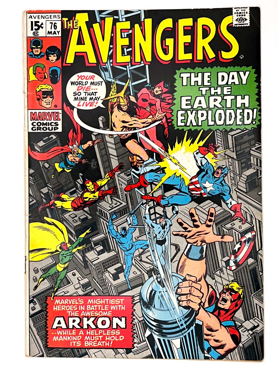 Avengers #76 1st Meeting Vision & Scarlet Witch – Comic Book Quest