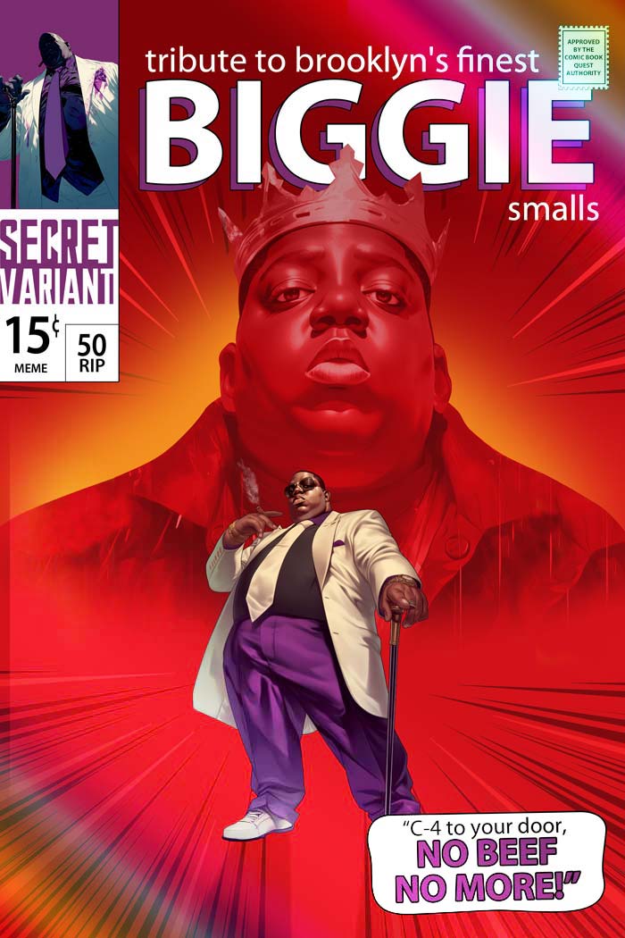 Biggie Smalls #1 St. Jepan Secret Trade Foil Variant LTD 25 – Comic ...