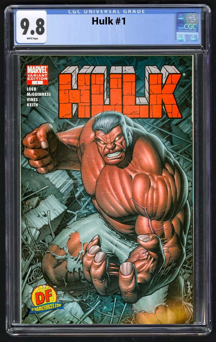 Hulk #1 CGC 9.8 Dynamic Force Variant 1st Red Hulk – Comic Book Quest