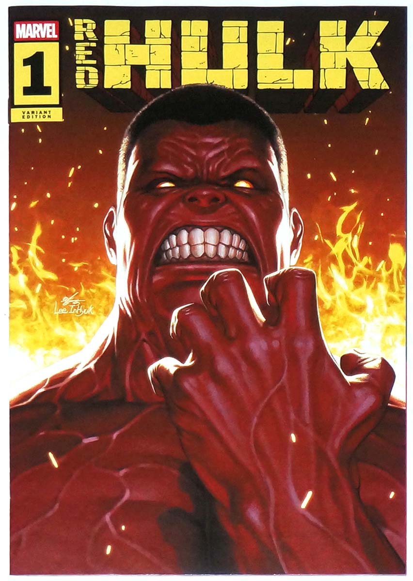 Red Hulk #1 InHyuk Lee Trade Variant – Comic Book Quest