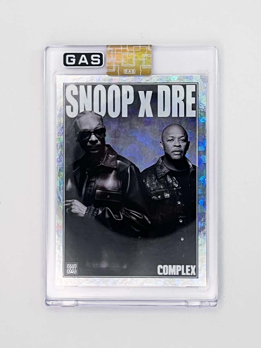 Snoop Dogg & Dr Dre Limited Edition GAS Cracked ICE Foil Trading Card ...