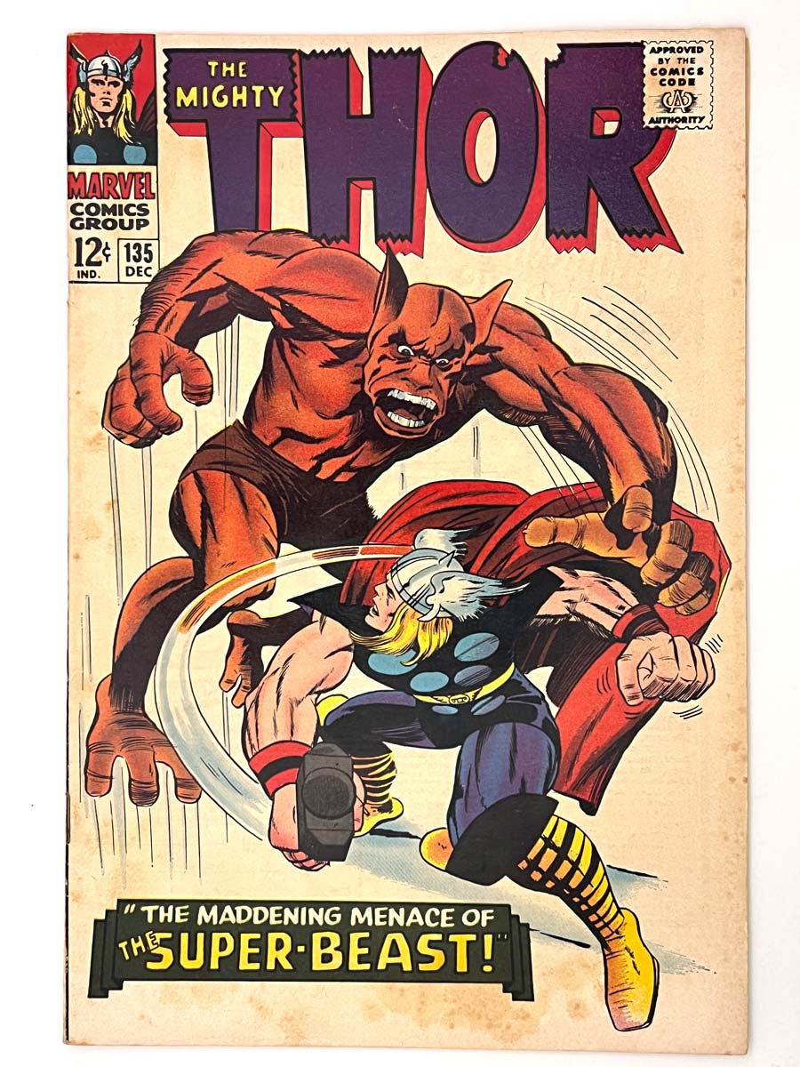 The Mighty Thor #135 1st Hammer as Mjolnir – Comic Book Quest