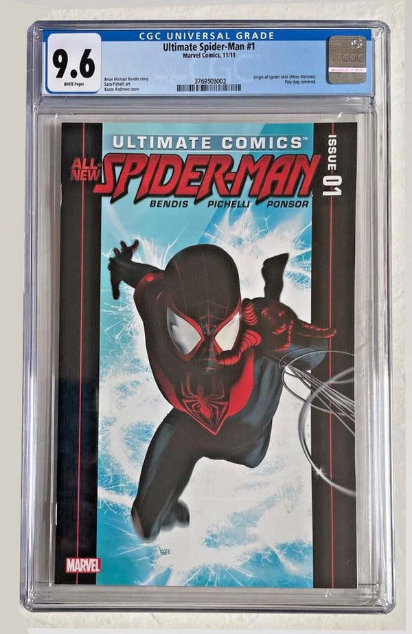 Ultimate Spider-Man #1 CGC 9.6 Origin of Miles Morales – Comic Book Quest