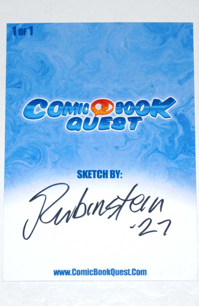 Batman Original Art Sketch Card by Joe Rubinstein – Comic Book Quest