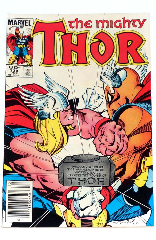 Thor #338 Newsstand 2nd Beta Ray Bill – Comic Book Quest