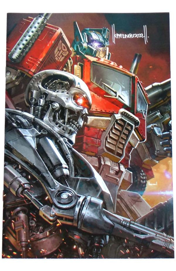 Transformers vs Terminator #1 Kael NGU Dallas Fan Expo Virgin Variant ...