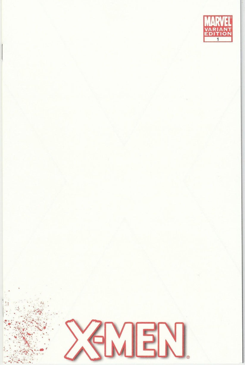 X-Men #1 Blank Variant Blood Splatter – Comic Book Quest